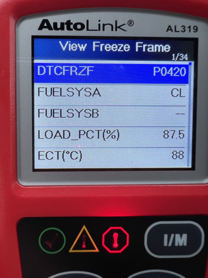 Trying to figure out the cause of CEL with P0420 | PriusChat